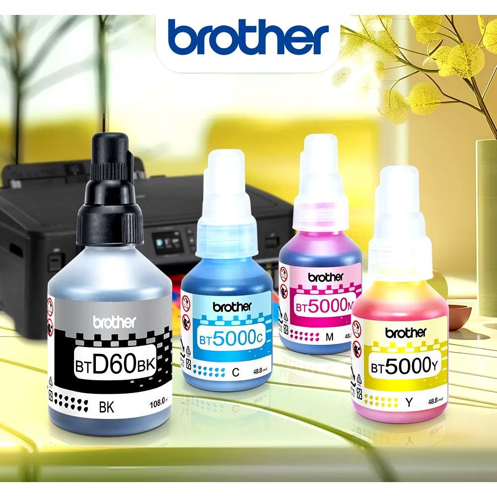 100% Original Brother Ink BTD60BK BT5000 Genuine Refill Dye Ink DCP ...