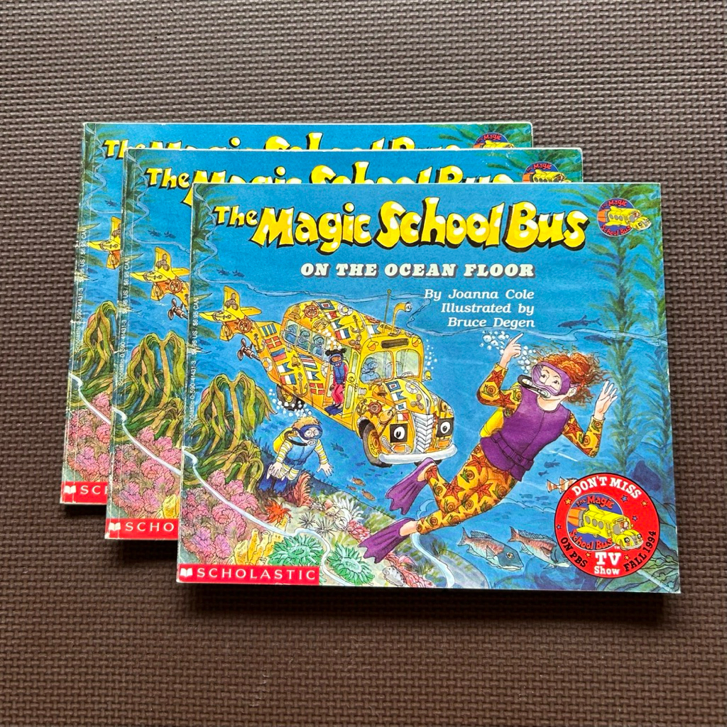 The Magic School Bus On the Ocean Floor (Paperback) | Shopee Philippines