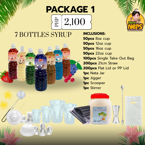 Injoy Fruit Syrup Business Package with Equipments + Free Tarpaulin ...