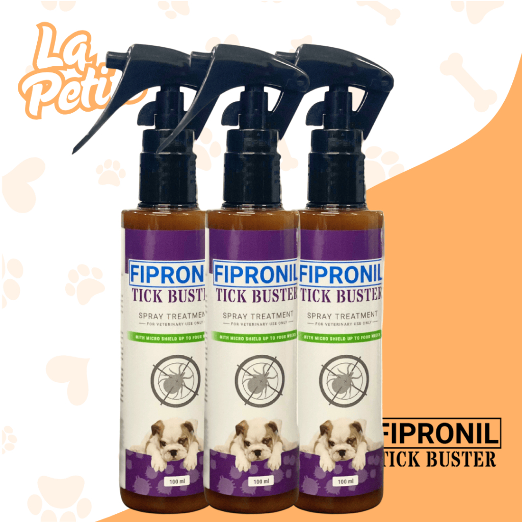 LKJ- Anti-garapata, kuto at pulgas Fipronil Tick Buster 100ml (SET OF 3 ...