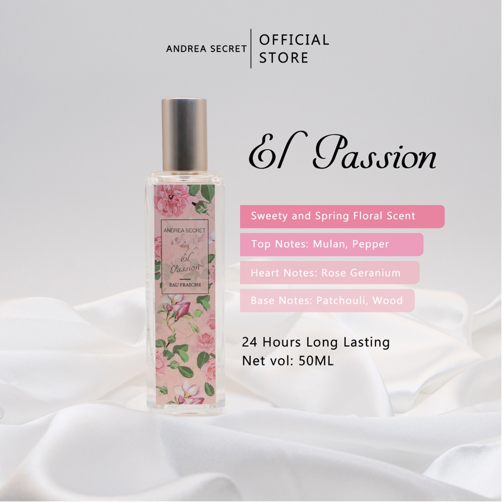 [OFFICIAL] Andrea Secret Confident Blooms 50ML |Unisex | Long Lasting ...