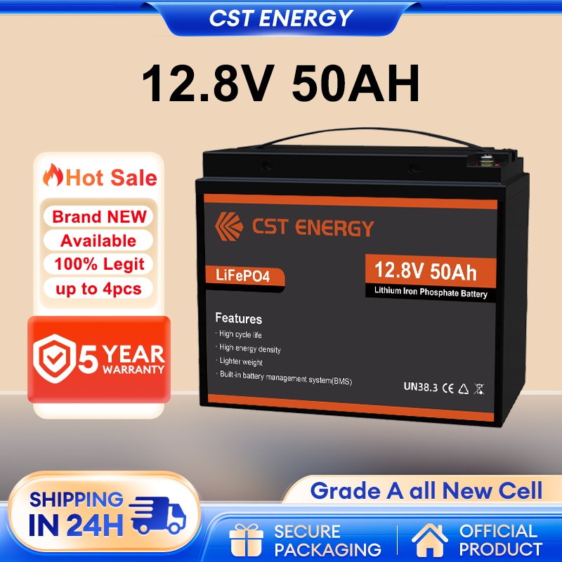 CST ENERGY LifePo4 Battery 12V 50AH LifePo4 Battery 12V 30AH/12AH/100AH ...