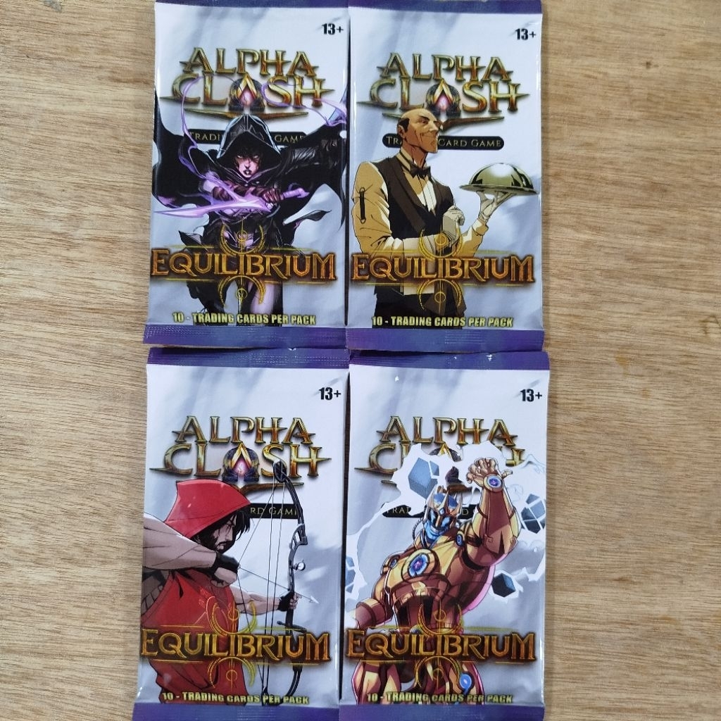 Alpha Clash 'Equilibrium' Trading Card Game Booster Pack (10 cards per ...