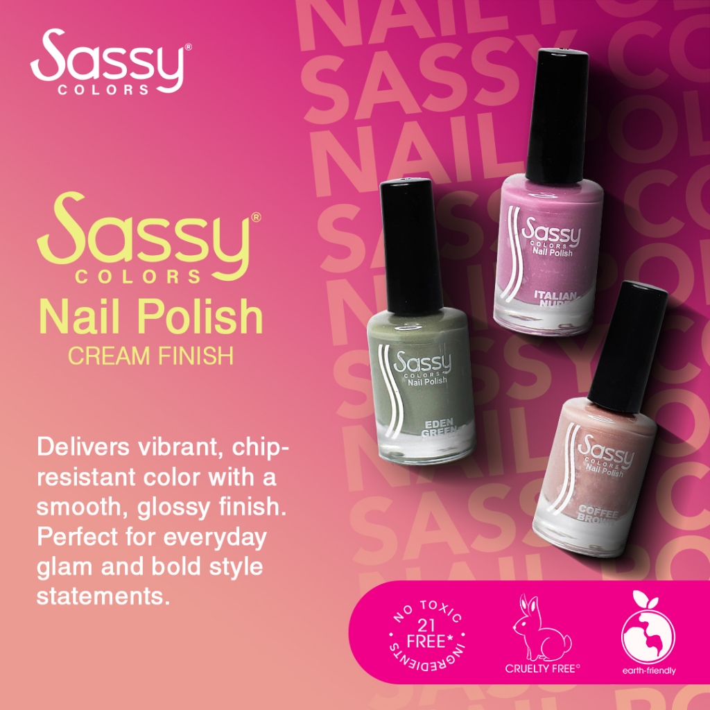 Sassy Colors Nail Polish Regular 12ml | Shopee Philippines