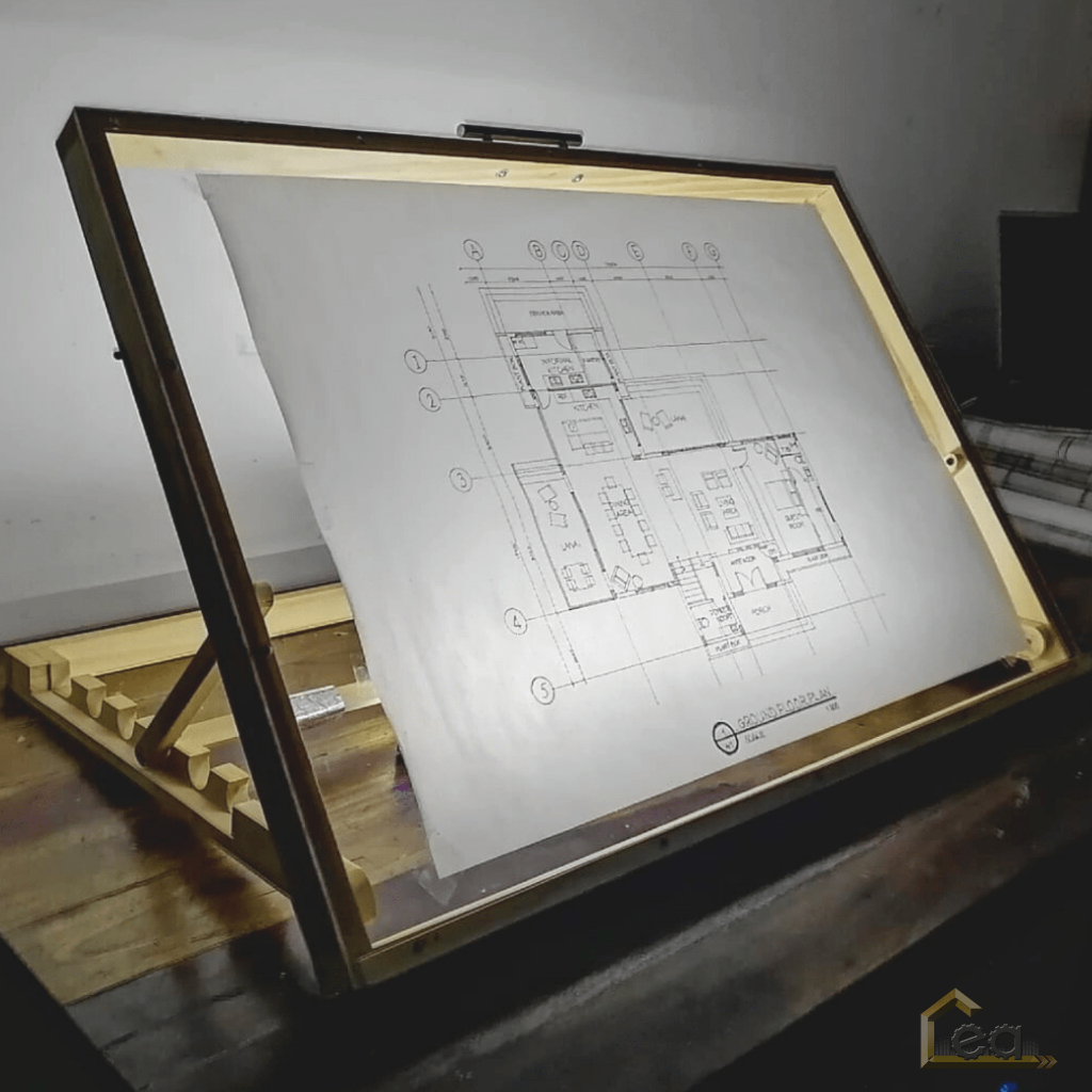 CEA Portable Drawing & Drafting Table Board | Clear Acrylic Glass for ...