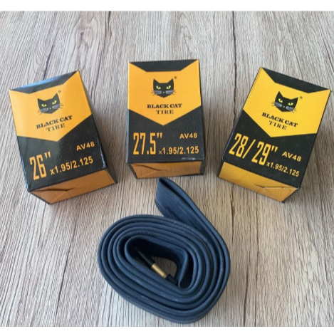 Black Cat Inner Tube Interior For Mountain Bike & Road BikeAV32/AV48 ...