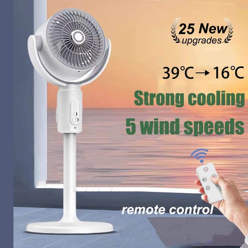 Stand fan Electric fan Easy To Carry Turbo Stand Fan 5 Speed Adjustable ...