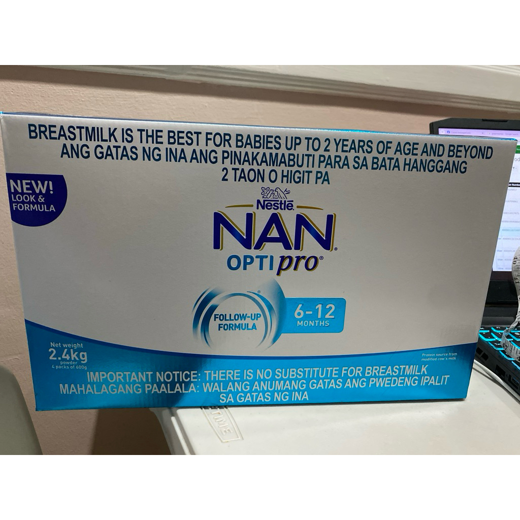 NAN OPTIPRO 6-12 2.4KG | Shopee Philippines