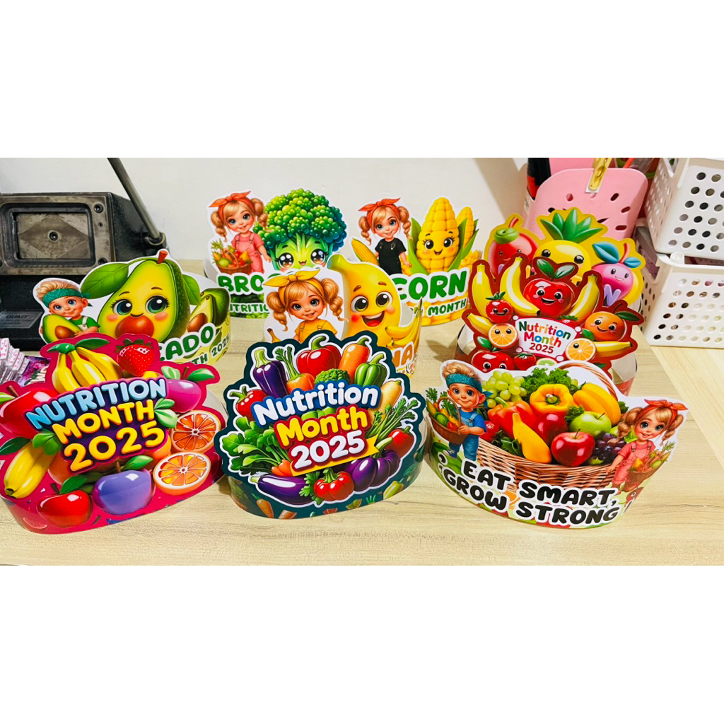Nutrition Month Head Dress No Cut Out Cute Designs 300 designs ...