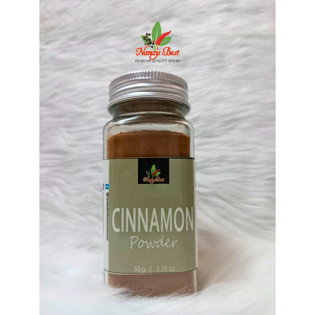 Nanaysbest Cinnamon Powder India 50 grams Shaker Jar | Shopee Philippines
