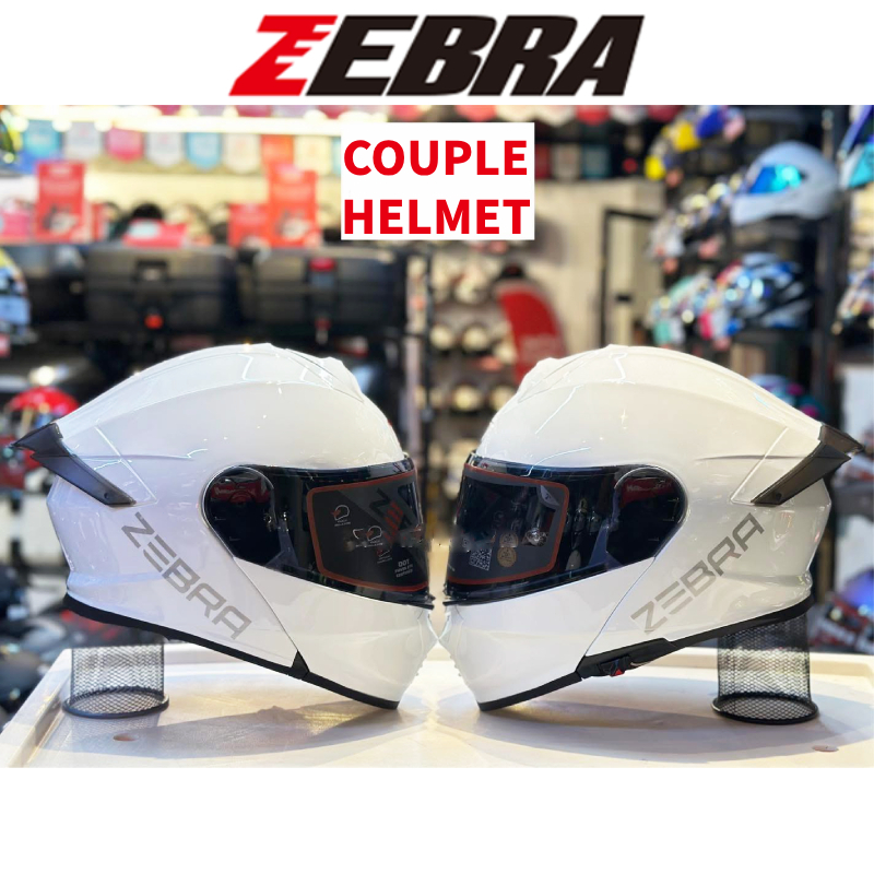 ZEBRA couple Modular helmet full face Buy 1 Take 1 Couple Helmet Full ...