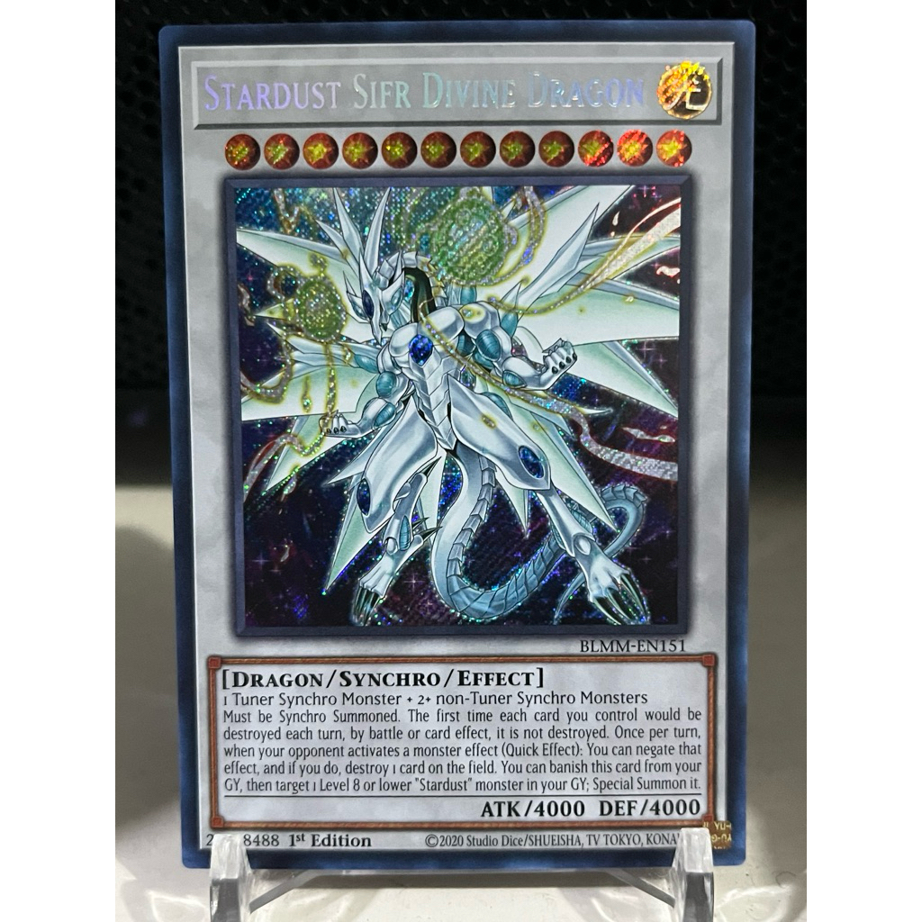 Stardust Sifr Divine Dragon Yugioh | Shopee Philippines