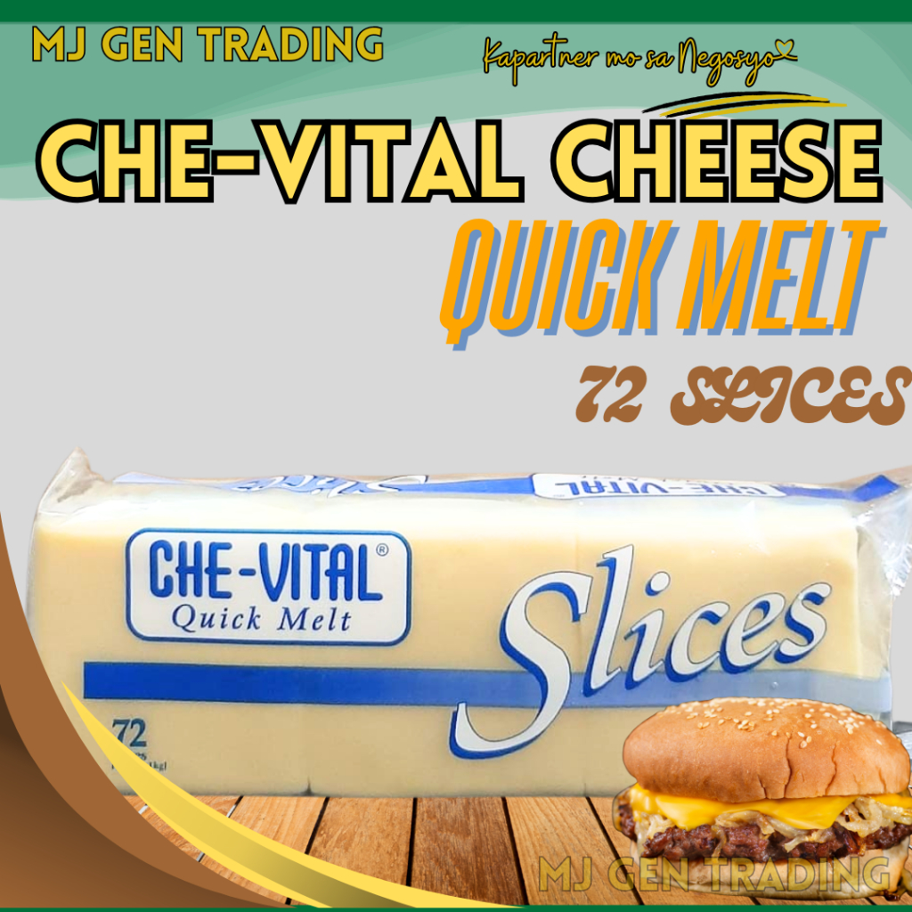 CHE-VITAL CHEEESE QUICK MELT 72 PIECES Best For Baking Cooking Cafe ...