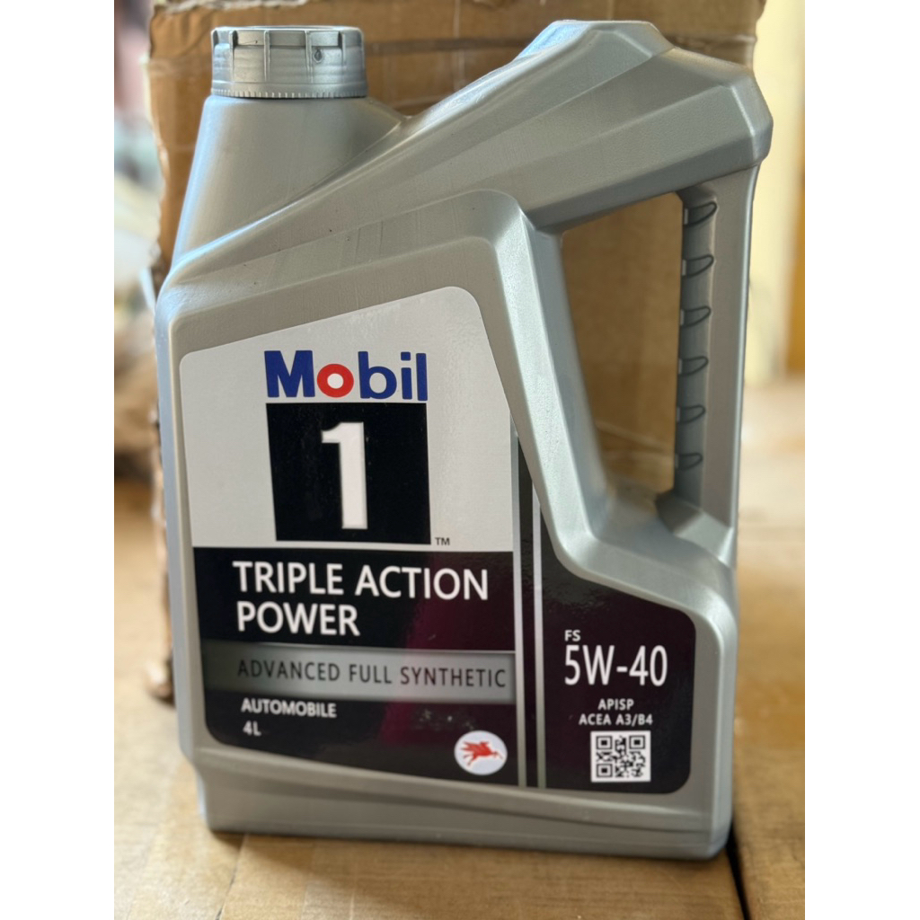 Mobil 5W-40 advanced Fully Synthetic for Gas and Diesel Motor Oil 4 ...