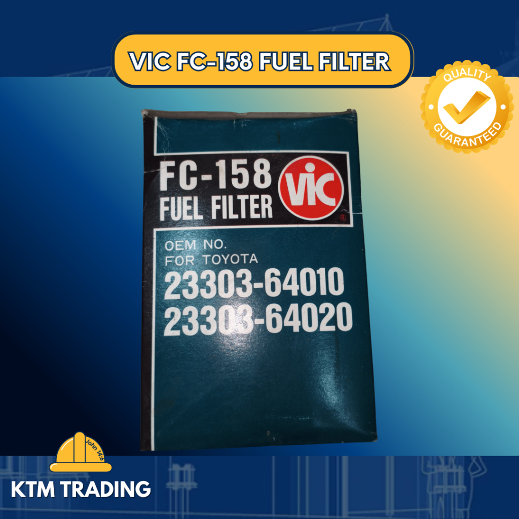 Vic Fuel Filter FC-158 Mazda BT50/ CX5/Ford Everest/ Ranger/Toyota FX ...