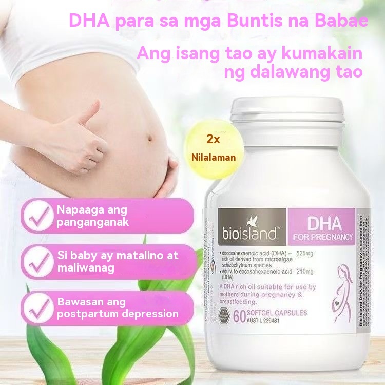 Bio Island DHA for Pregnancy 60 Softgel Capsules-TK | Shopee Philippines