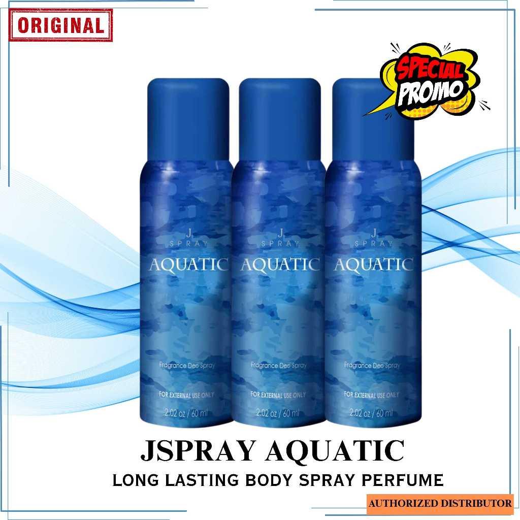 J Spray Perfume Buy2 Take1 Aquatic 60ml Body Fragrance Spray | Shopee ...