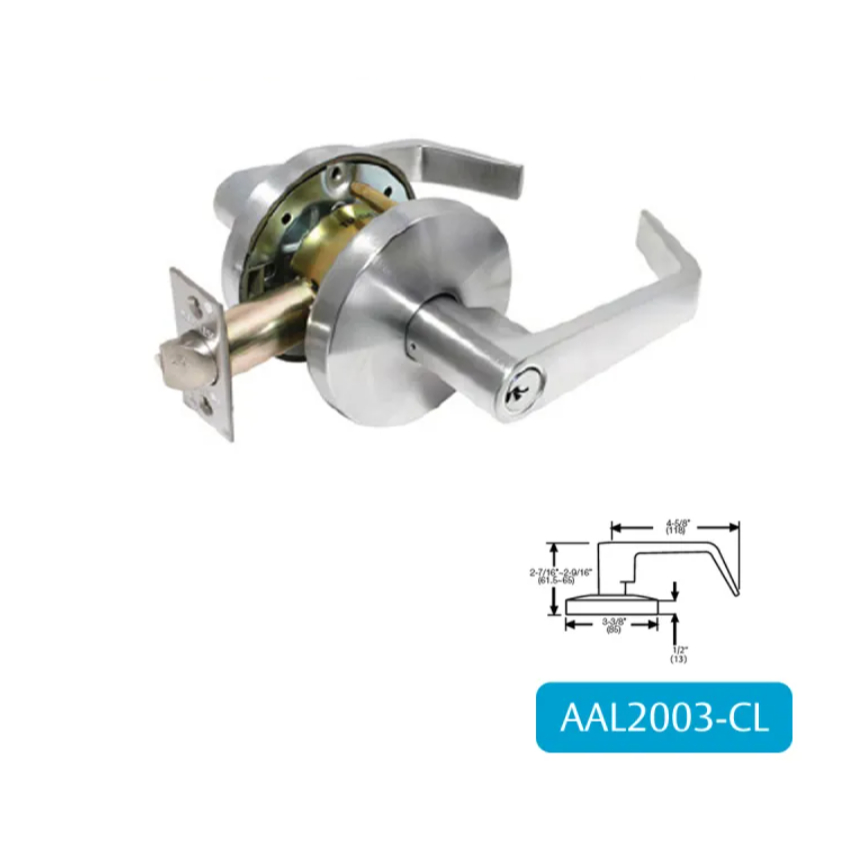 Assa Abloy Entrance Lever Lock Grade-2 AAL2003-CL x US26D | Shopee ...
