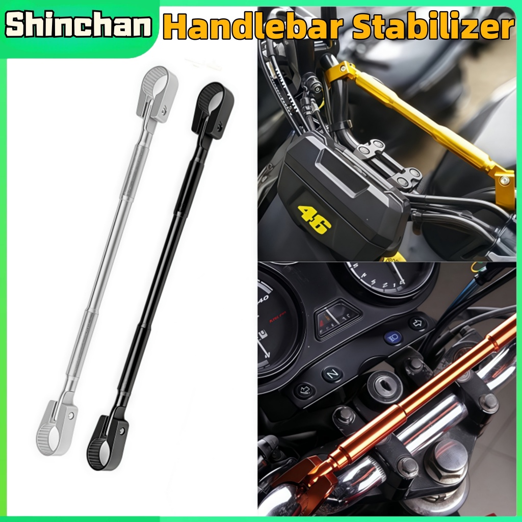 Universal Motorcycle Handlebar Cross Bar - Aluminum Alloy Stabilizer ...