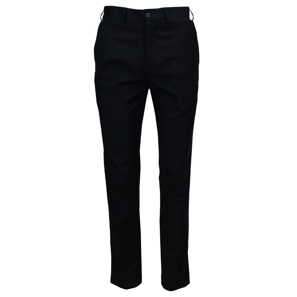 Arrow Men's Tapered Fit Plain Formal Slacks (Black) | Shopee Philippines