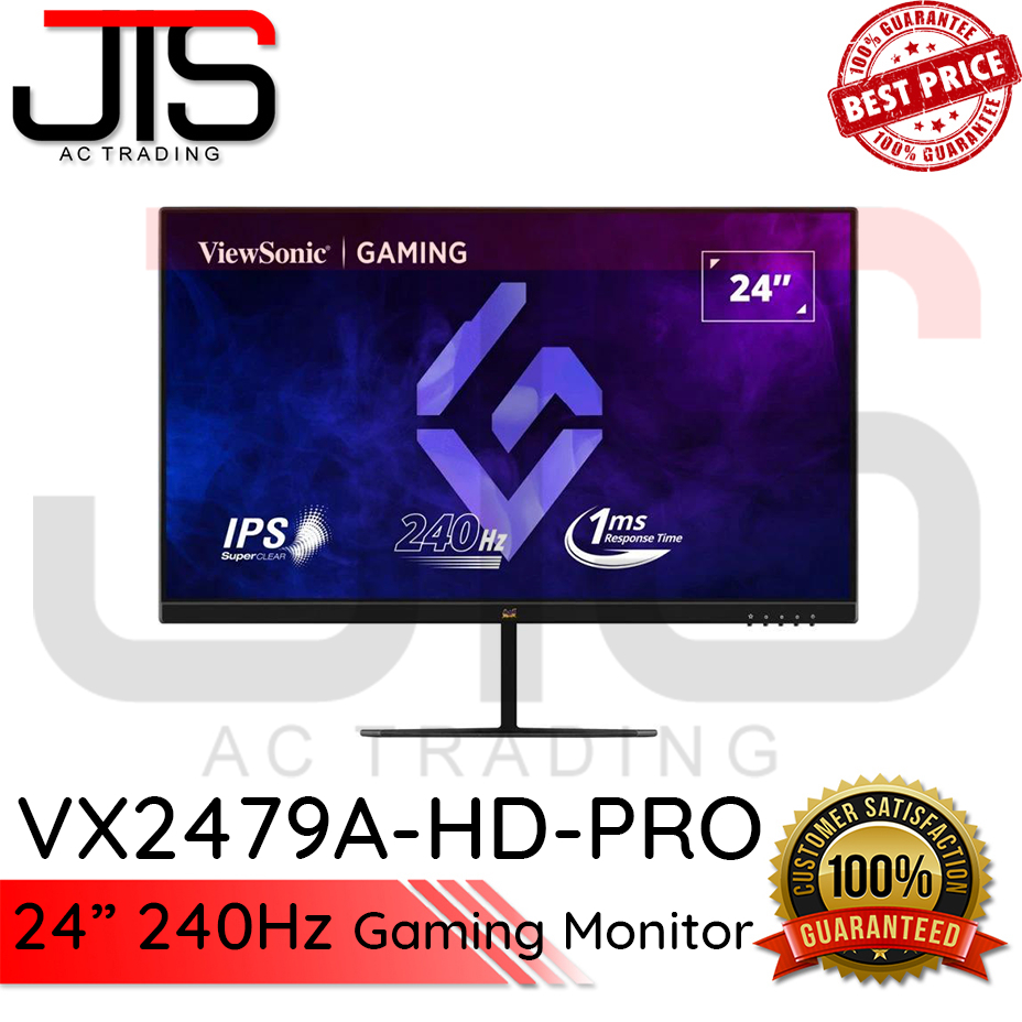 ViewSonic VX2479A-HD-PRO 24” 240Hz Gaming Monitor | Shopee Philippines