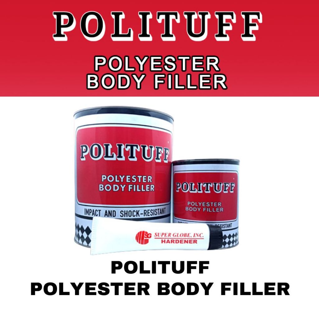 Polituff Body Filler with Hardener | Shopee Philippines