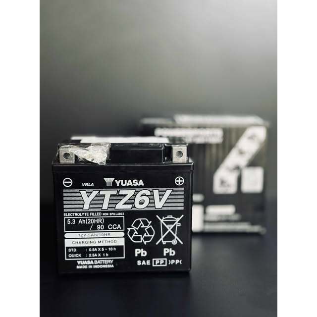 YUASA BATTERY YTX4V / YTX4L-BS / YT5A / YTX5L-BS / YB5L / YTZ6V / YTZ7V ...