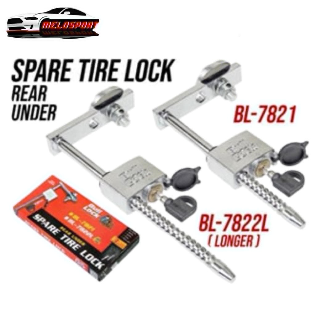Car Universal Bull Lock Spare Tire Lock | Shopee Philippines