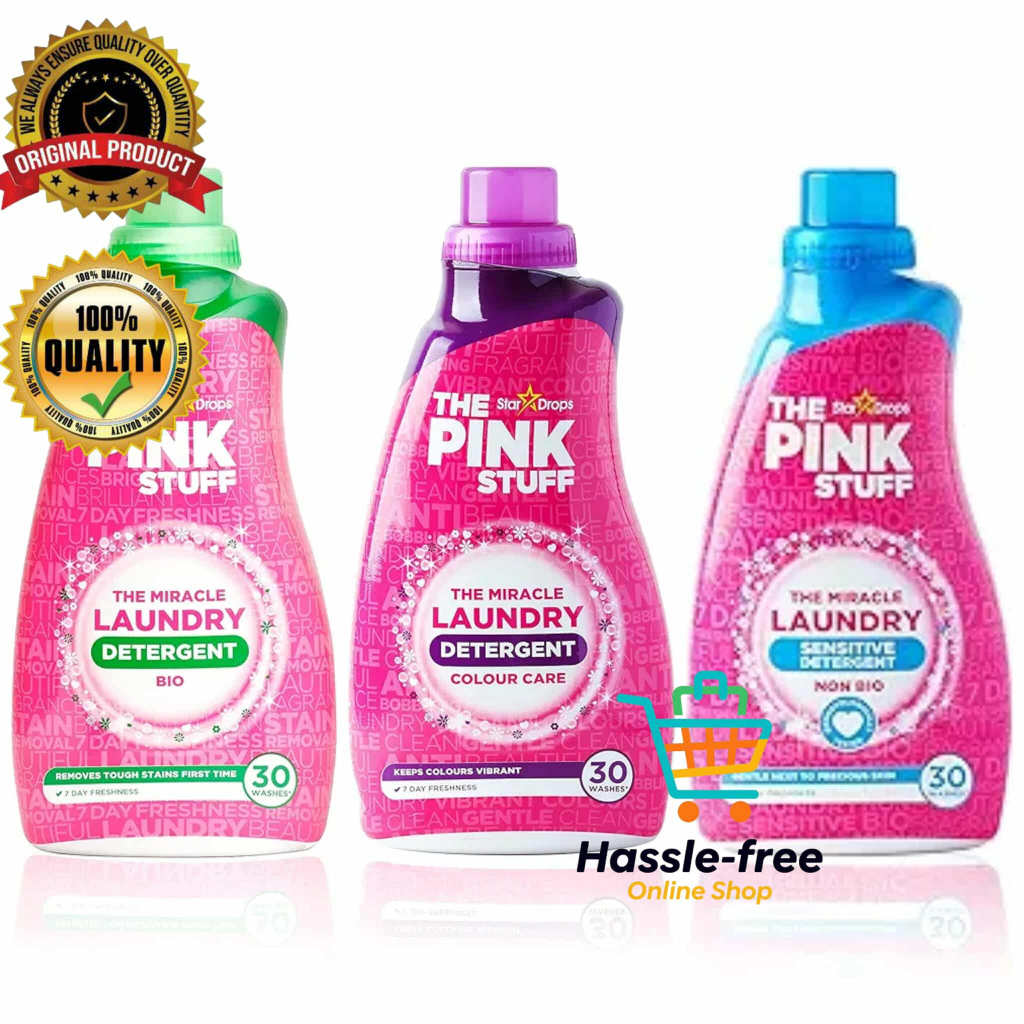 THE PINK STUFF MIRACLE LAUNDRY DETERGENT COLOUR CARE/SENSITIVE ...