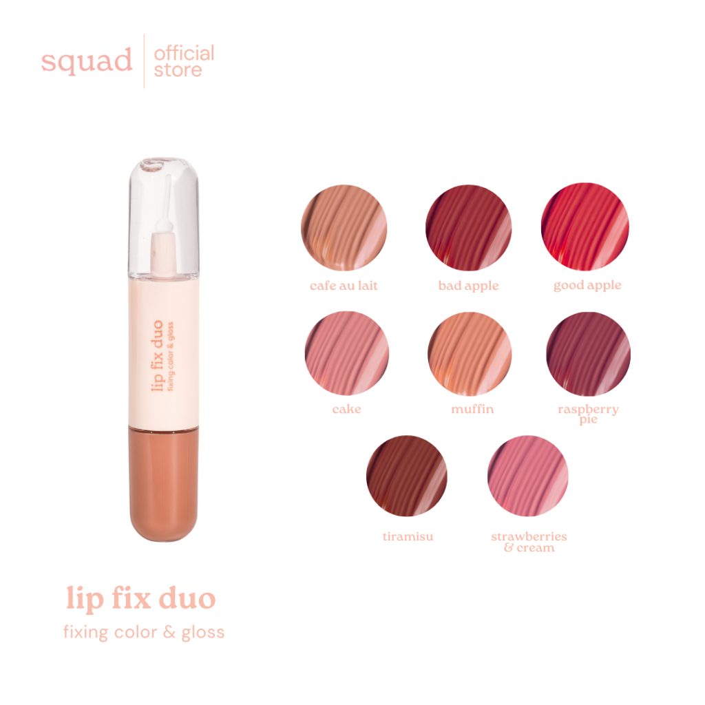 Squad Cosmetics Lip Fix Duo | Shopee Philippines
