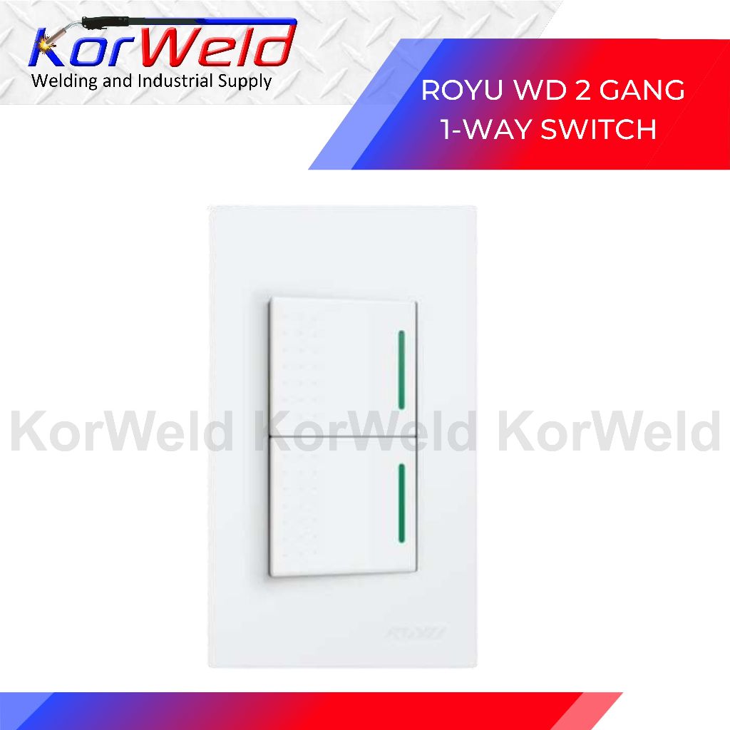 ROYU WD 2 Gang 1-Way Switch | Shopee Philippines