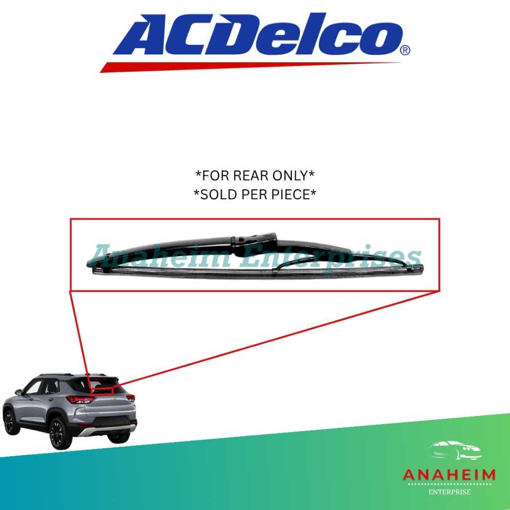 Chevrolet Trailblazer Rear Wiper Blade (ACDelco) 300mm (12") - 94703694 ...