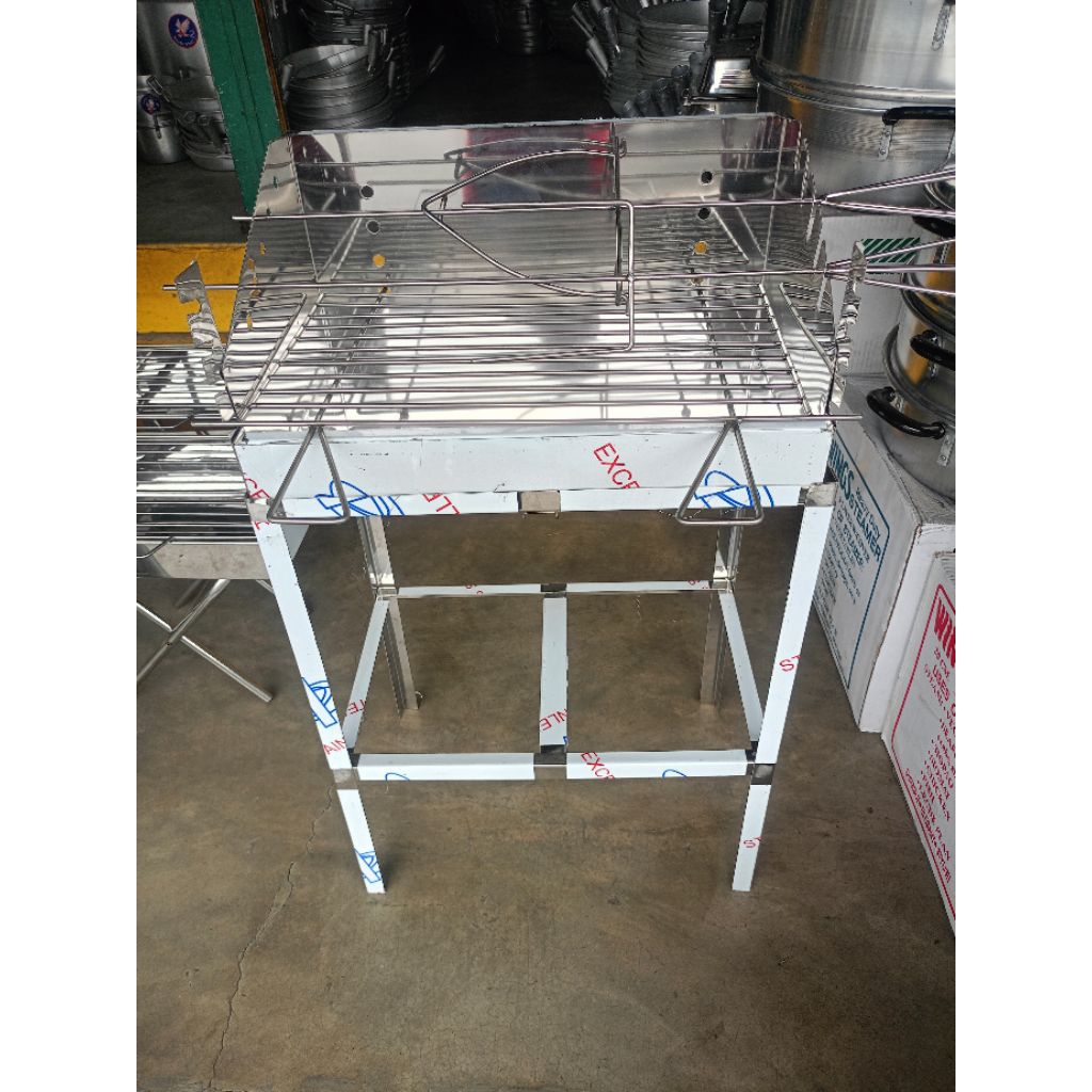 Pure stainless and heavy duty griller pang liempo and buong manok ...