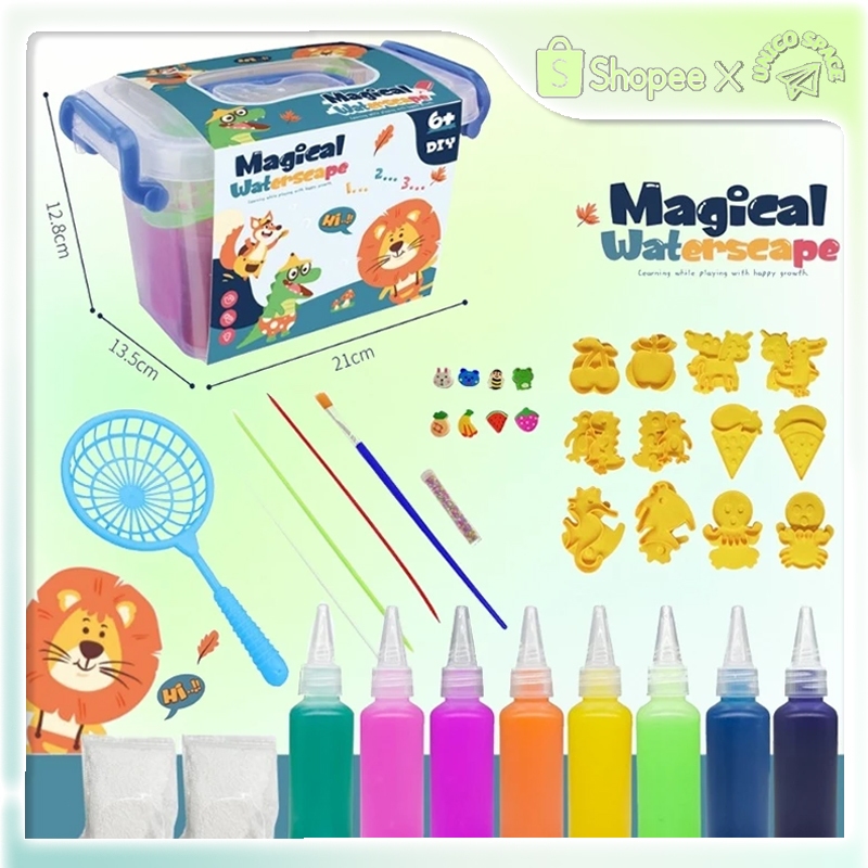 UNICO Kids DIY Magic Water Toy Children Handmade Craft Education Water ...
