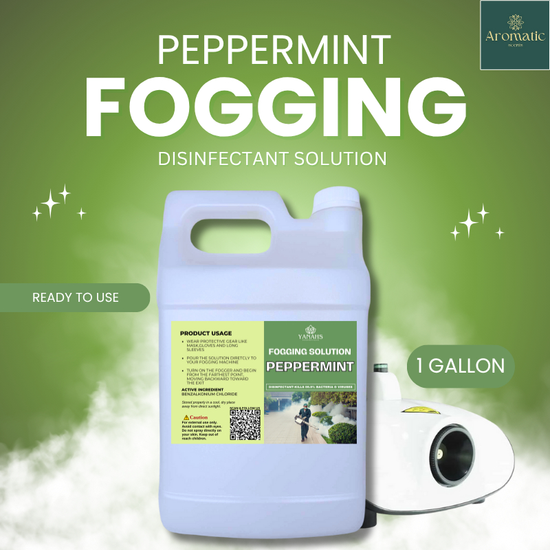 Peppermint 1 Gallon Fogging Solution - Disinfectant & Deodorizer ...