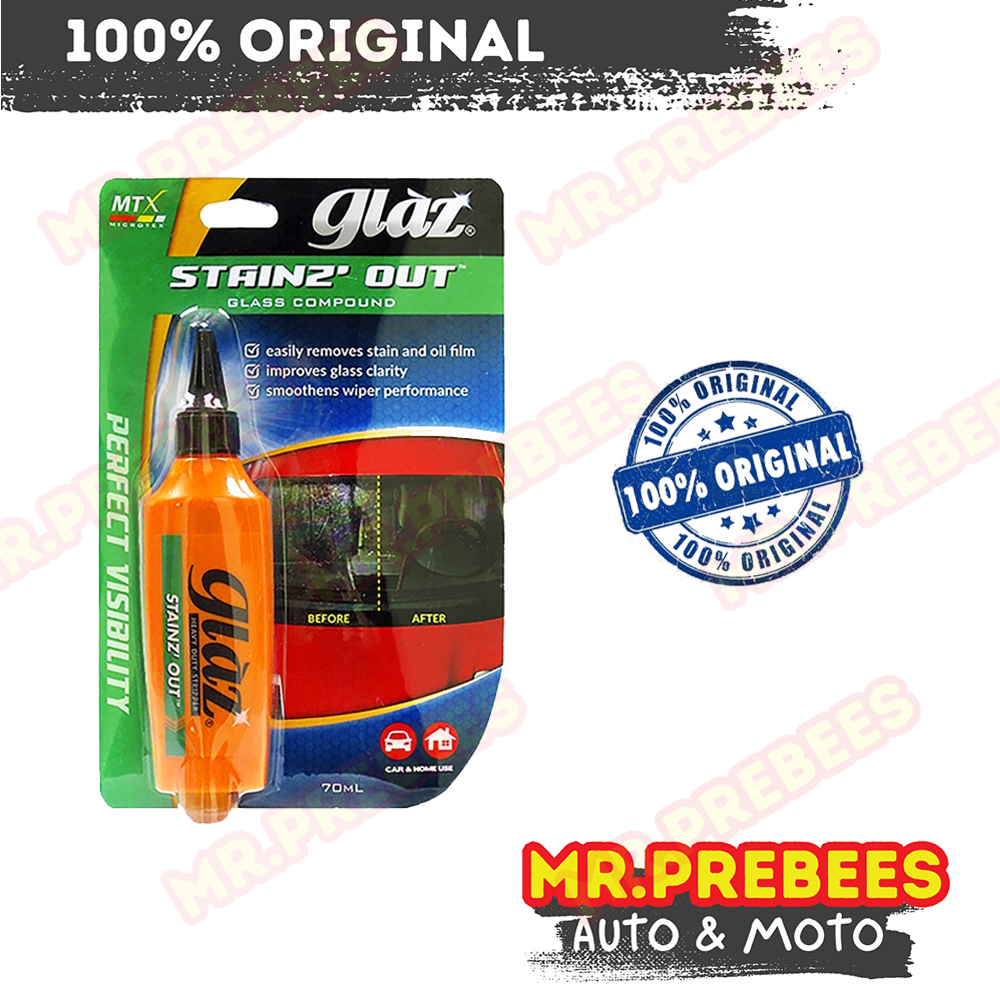 GLAZ Stainz Out (Glass Compound) 70ml | Shopee Philippines