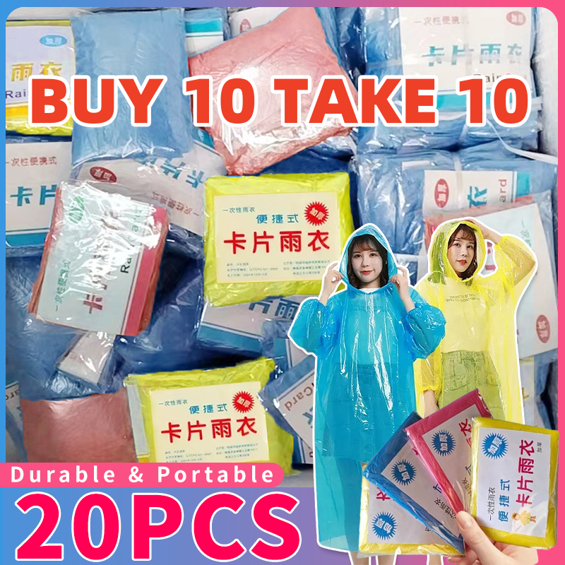 Card Raincoat Disposable Portable Raincoat Whole Body Rain Cover ...