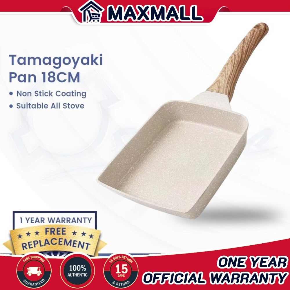 Non Stick Tamagoyaki Pan Kawali Flat Frying Pan Cooking Egg For ...