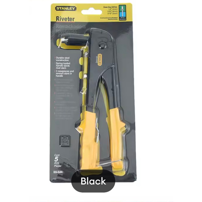 STANLEY Hand Riveter Black (69-646）Heavy Duty Rivet Gun | Shopee ...
