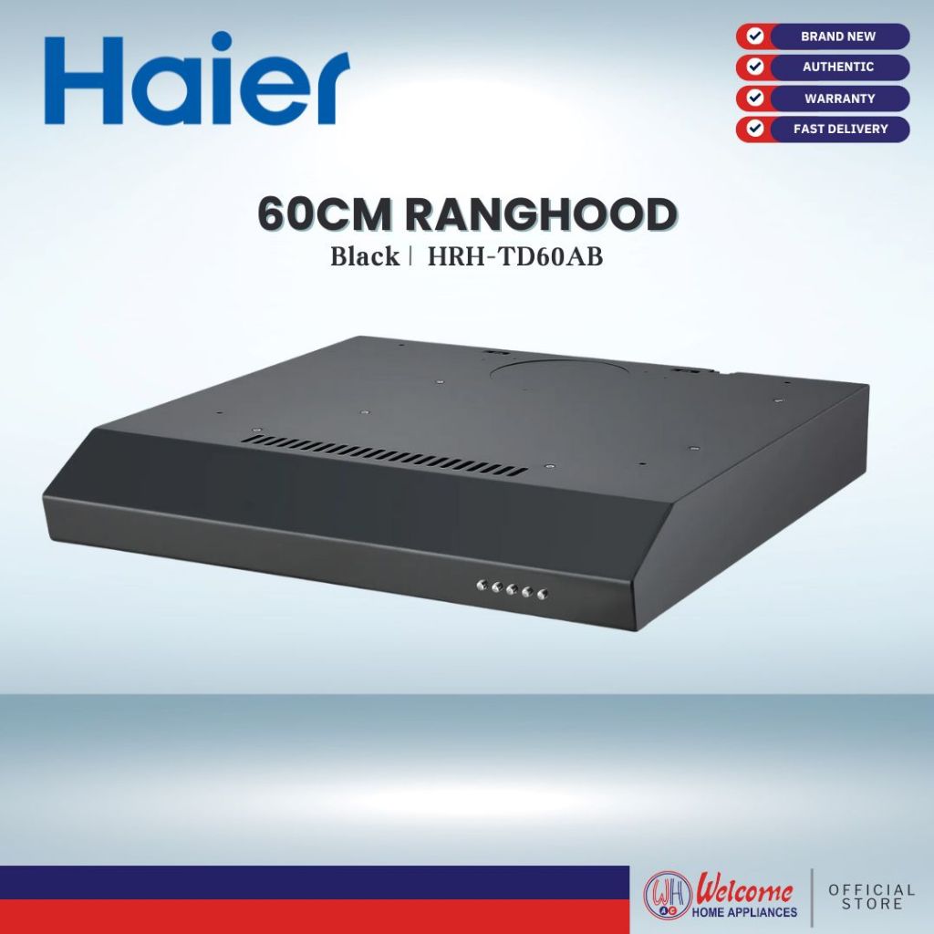 Haier Range Hood 60cm (Black) HRH-TD60AB | Shopee Philippines