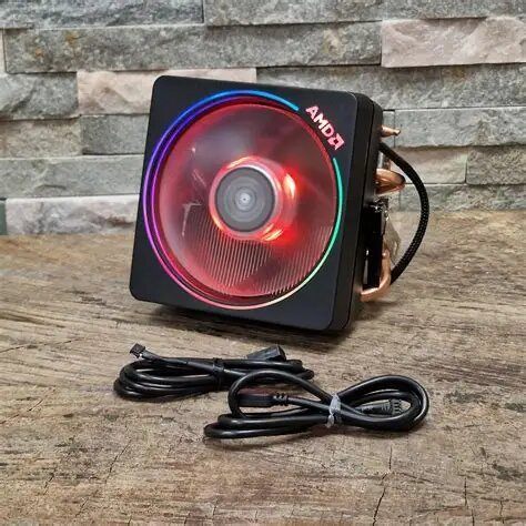 Brand New ! AM4 Cpu Cooler Fan AMD Heatsink Fan AMD Wraith Stealth AMD ...