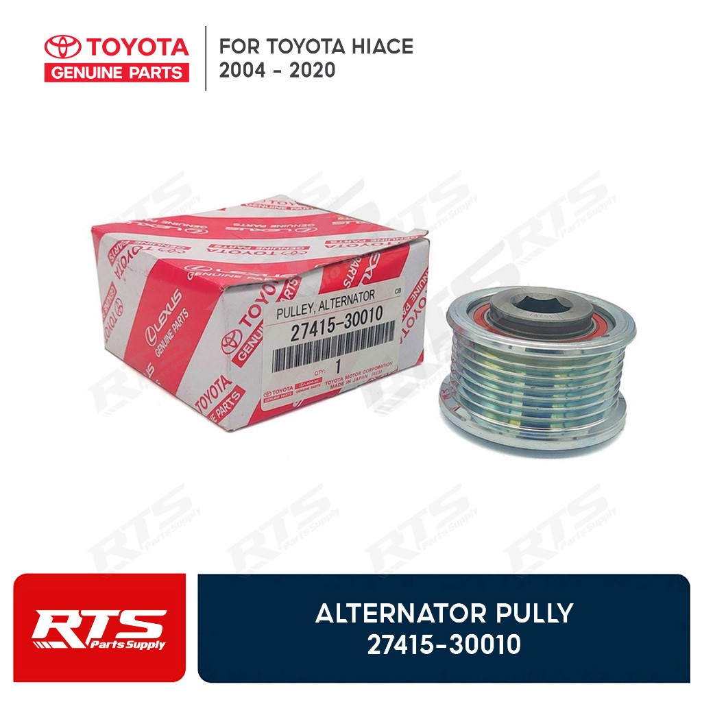 Toyota Genuine Alternator Pully Hiace / 2004 2020 27415 30010 | Shopee ...