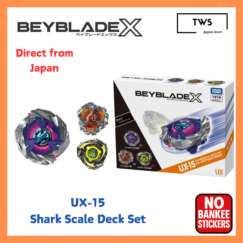New！ BEYBLADE X UX-15 Shark Scale Deck Set TAKARA TOMY [Direct from Japan] | Shopee Philippines