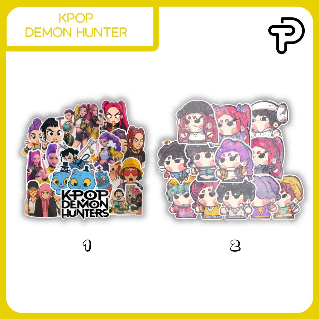 Kpop Demon Hunter Sticker Pack | Vinyl Sticker | WaterProof | Printara ...