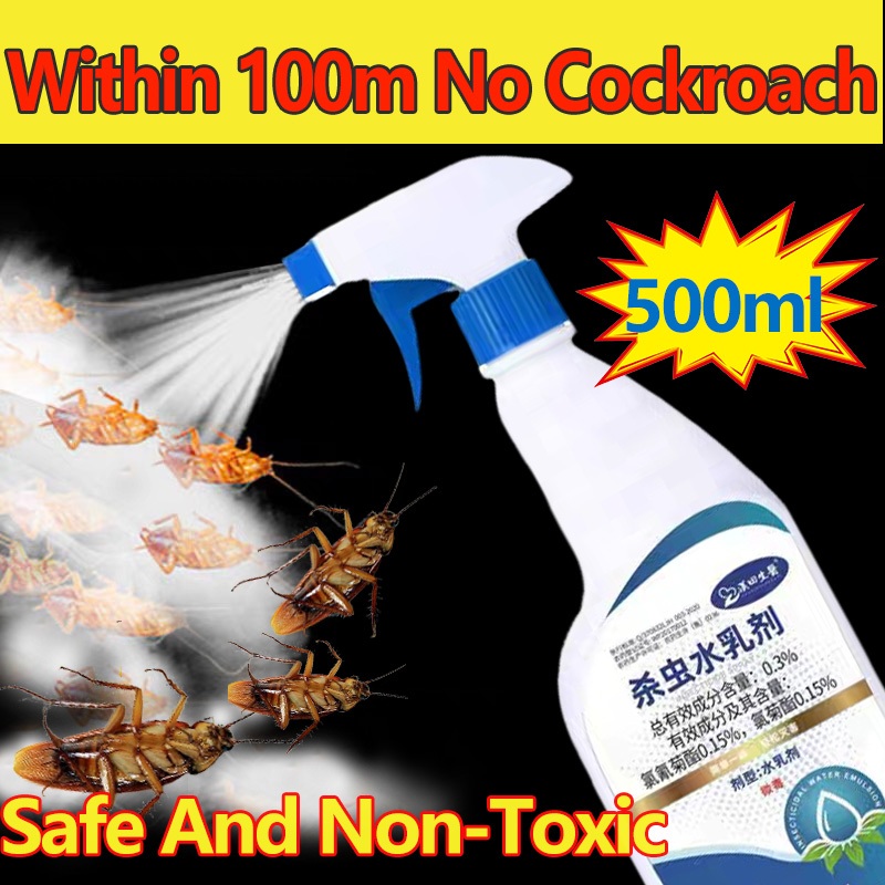 Cockroach Killer Spray 500ml Insecticide Spray Safe And Non-Toxic ...