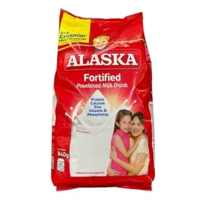 Alaska Fortified Powdered Milk Drink (840g) | Shopee Philippines