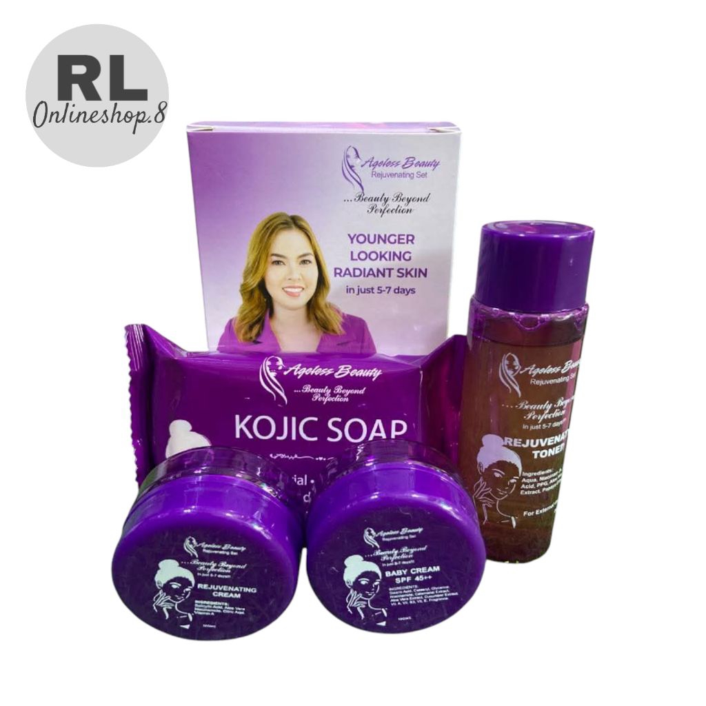 Ageless Beauty Rejuvenating Set Whitening, Anti-acne, Anti-Aging, Skin ...