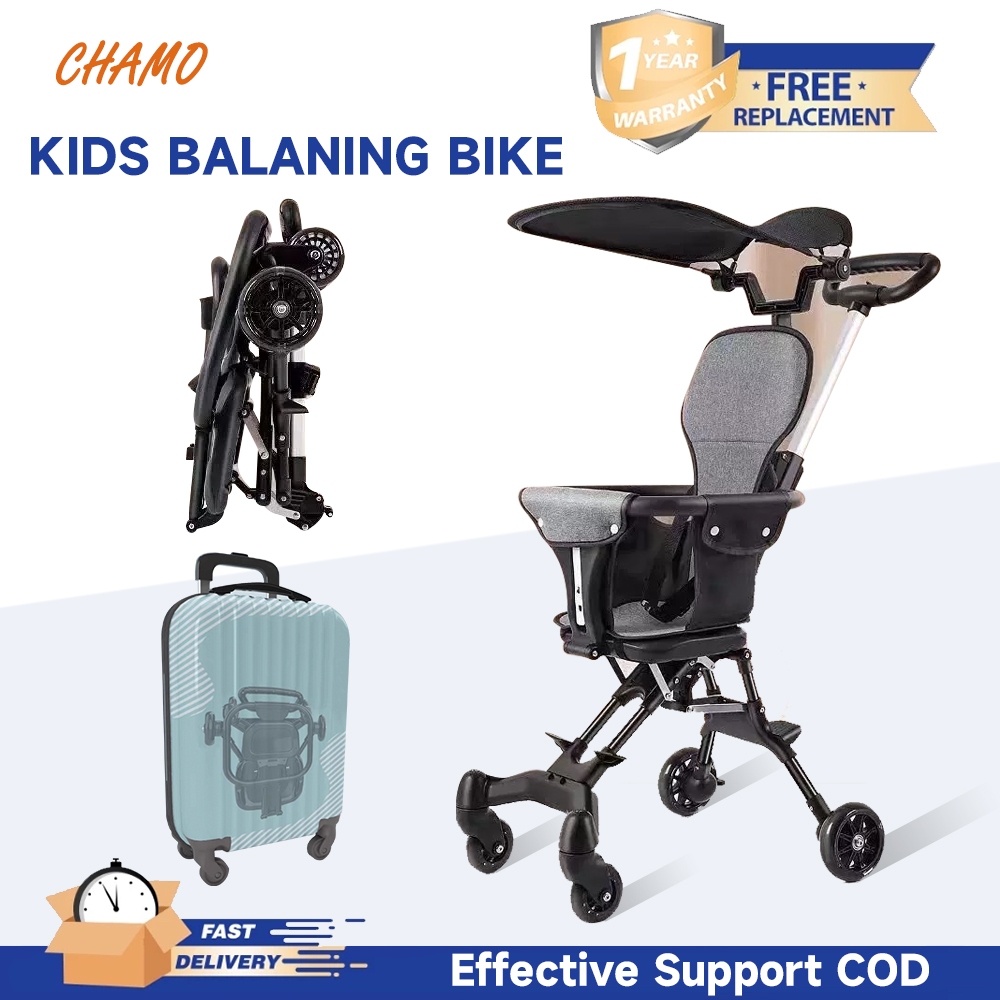 Folding baby stroller 0-36months-4wheels lightweight two-way stable ...