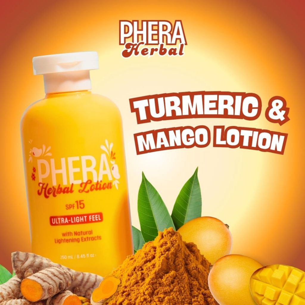 Phera Herbal Lotion Mango & Turmeric | Shopee Philippines