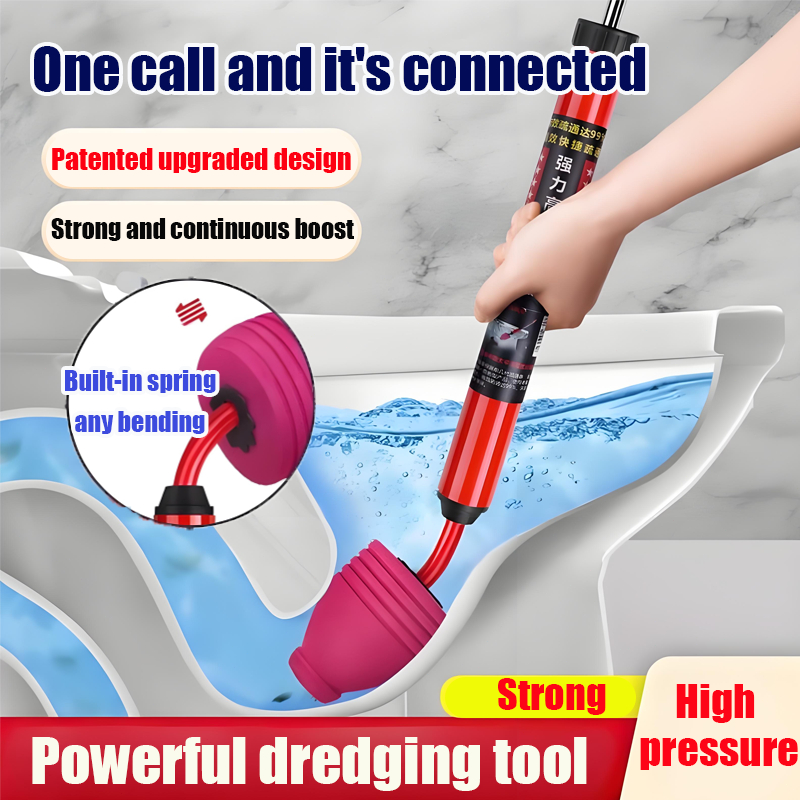 Toilet Plunger Air Drain Blast High pressure toilet plug Unblocker ...